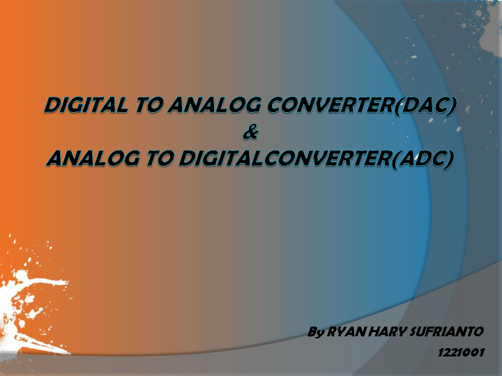(PPT) ADC and DAC