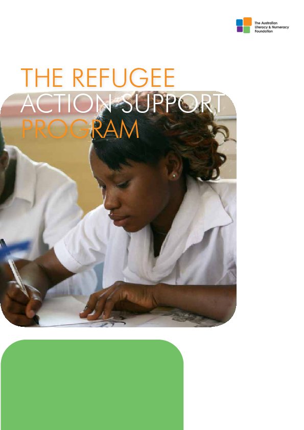 (PDF) Refugee Action Support: Final Report, 2009