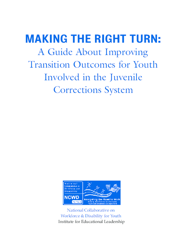 (PDF) Making the right turn: A guide about youth involved in the ...