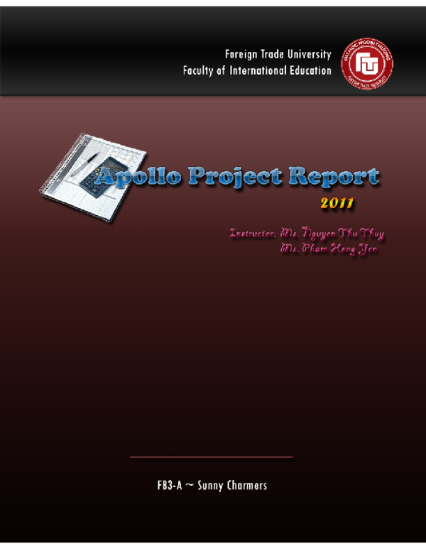 (DOC) Apollo Project Report