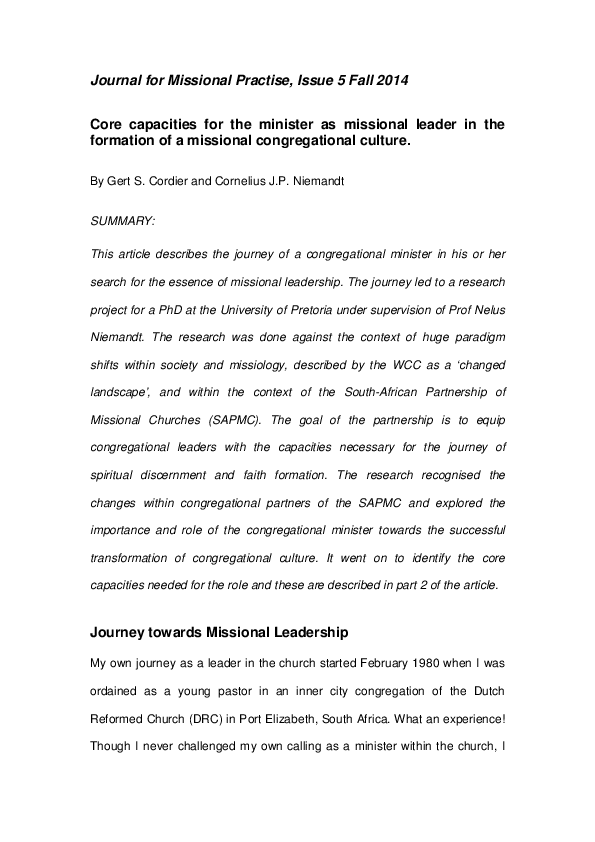 (PDF) Church Administration Handbook | Dr Peter A Rivers PhD EdD M.Ch ...