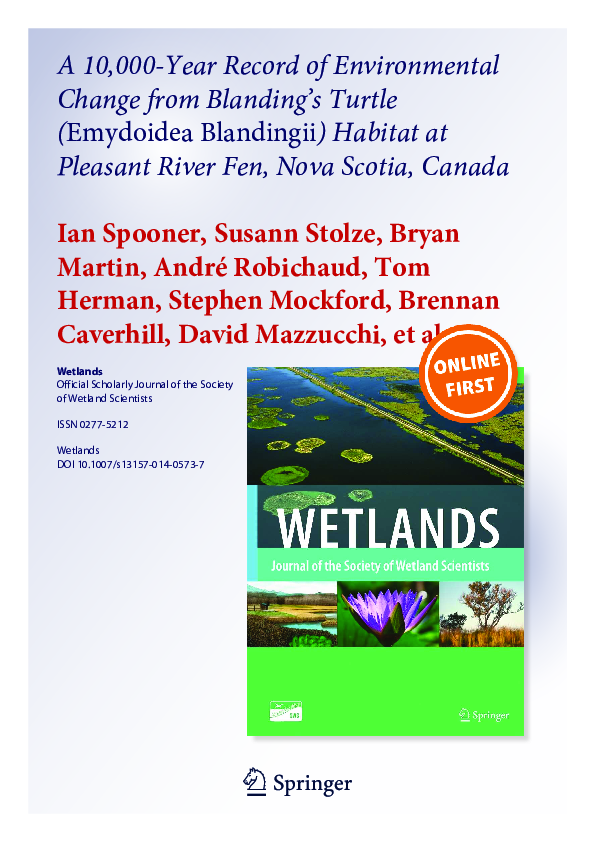 (PDF) Ian Spooner et al., A 10,000-Year Record of Environmental