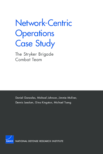 (PDF) Network-Centric Operations Case Study