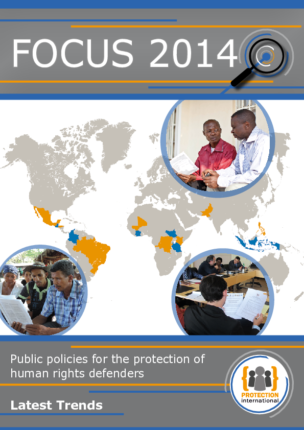 Pdf Focus 2014 Public Policies For The Protection Of Human Rights