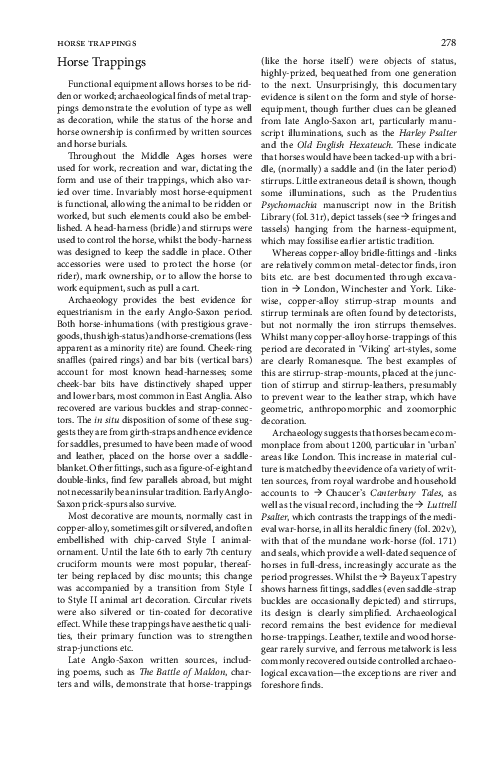 (PDF) Horse Trappings