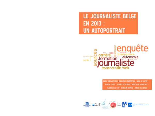 (PDF) Le journaliste belge en 2013 : un autoportrait | Sara De Vuyst ...