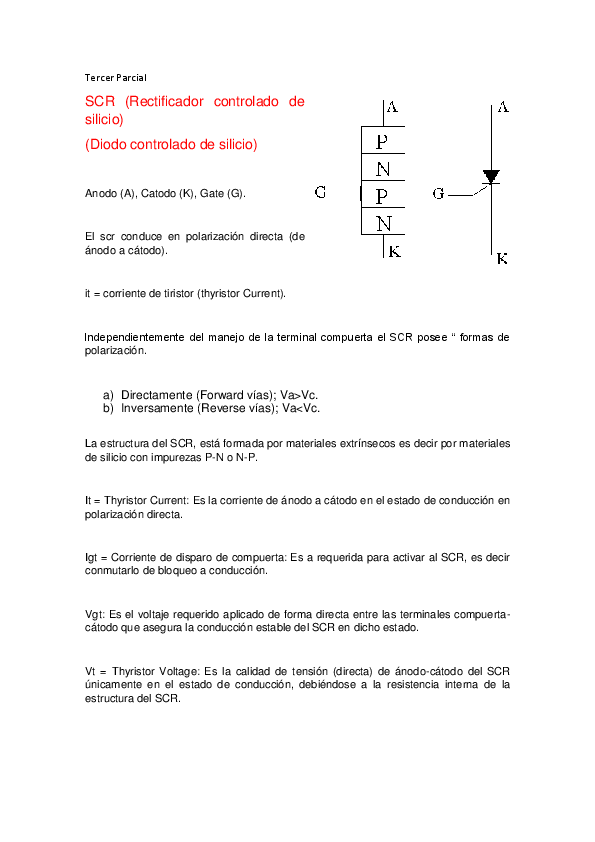(DOC) SCR y TRIAC