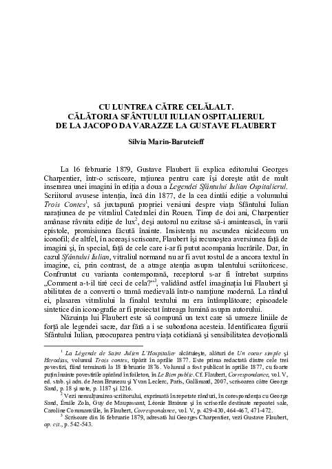 (PDF) „Cu luntrea către Celălalt. Călătoria Sfântului Iulian de la ...