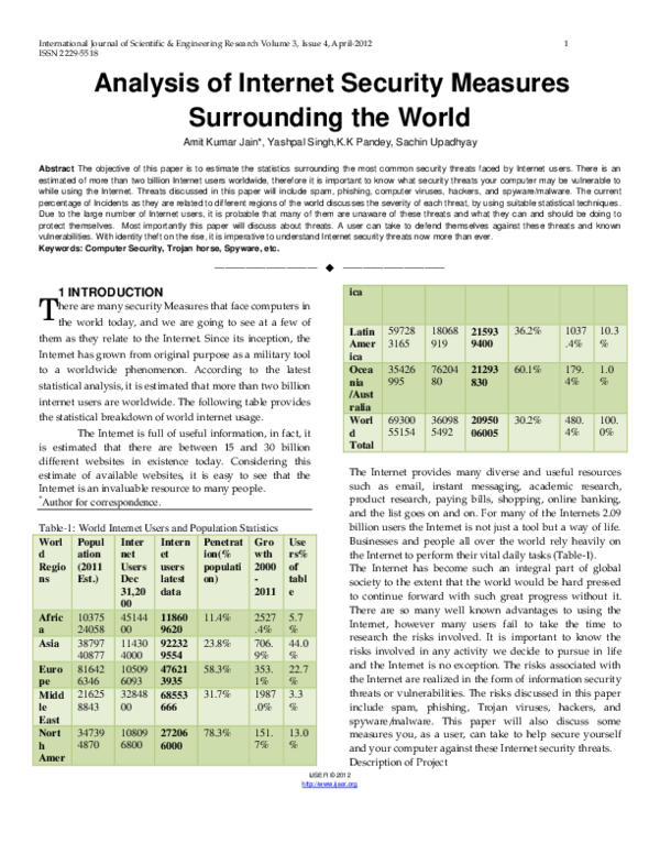 (PDF) Analysis-of-Internet-Security-Measures-Surrounding-the-World