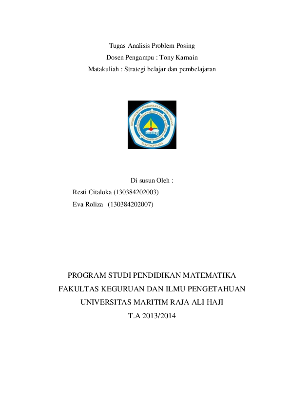 (DOC) analisis problem posing | eva roliza - Academia.edu