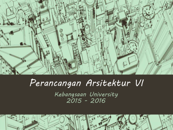 (PDF) Konsep Rancangan Rusun Area Baltos Bandung "The Condoban"