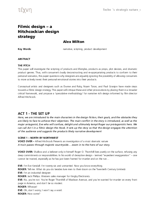 (PDF) Filmic Design