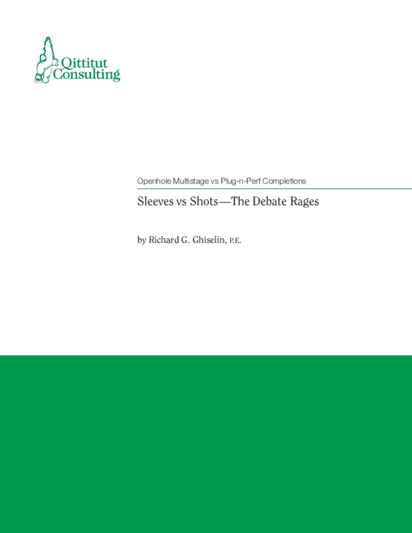 (PDF) Openhole Multistage versus Plug-N-Perf completions