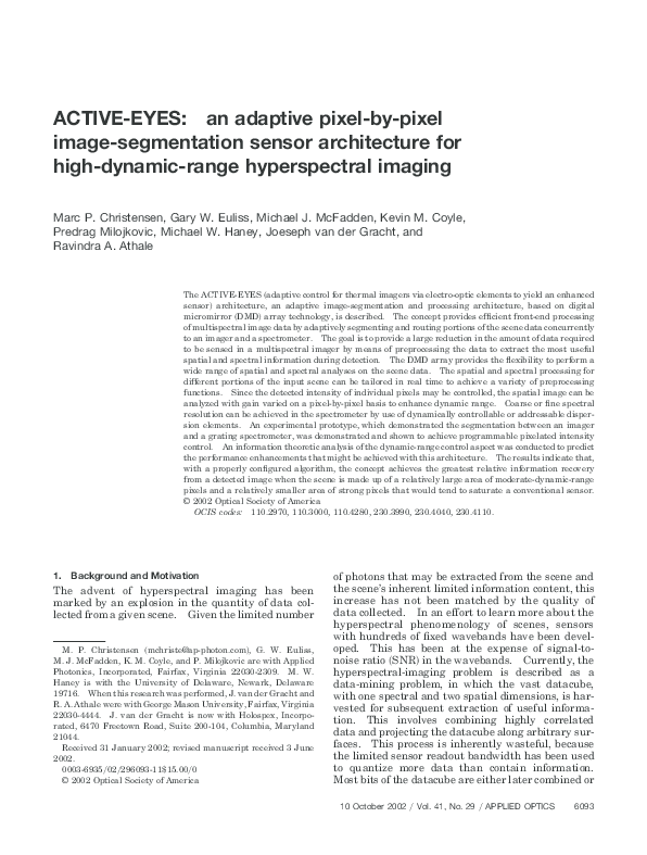 (PDF) Active-eyes: an adaptive pixel-by-pixel image-segmentation sensor architecture for high ...