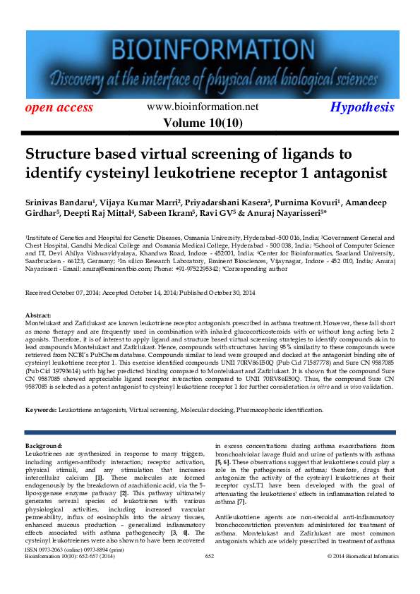 (PDF) Virtual Screening