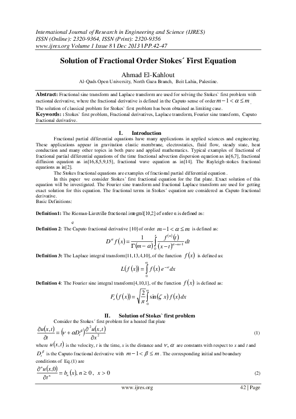 Problème Equadiff Laplace résolution