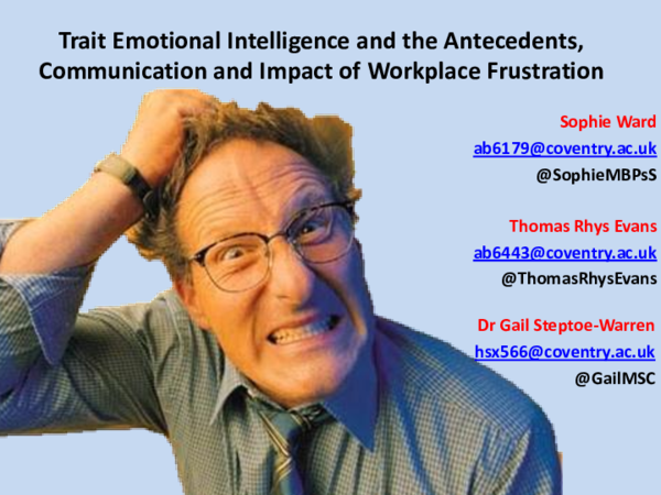 (PPT) Trait Emotional Intelligence and the Antecedents, Communication ...