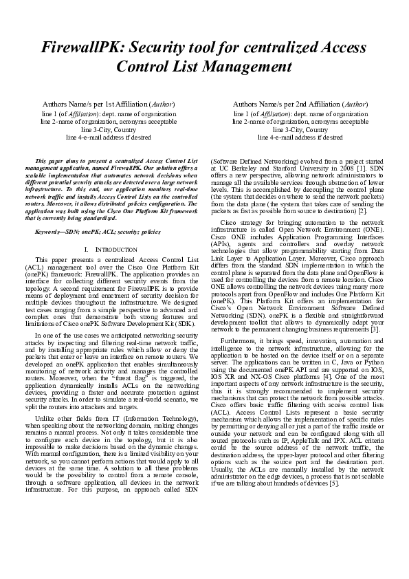(DOC) onePK