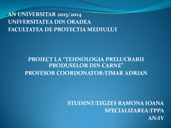 (PPT) Proiect ppt