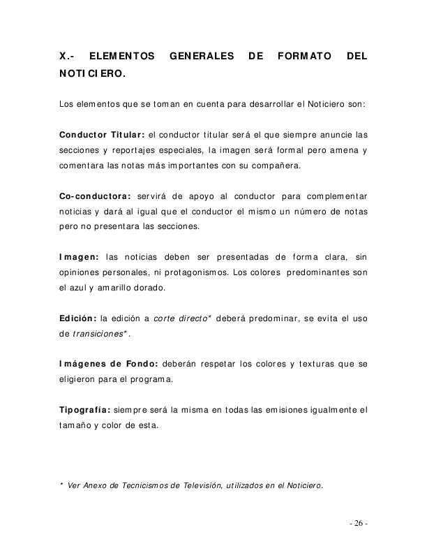 (PDF) Elementos formato de un noticiero