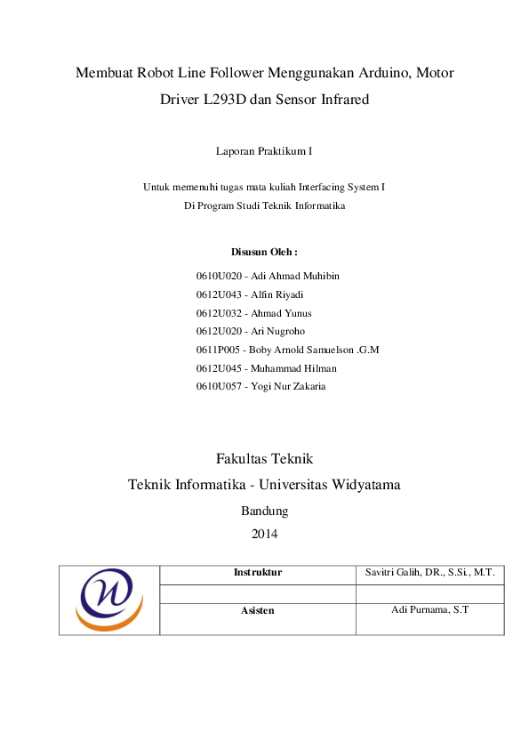 (PDF) Robot Line Follower Pemula - PART I