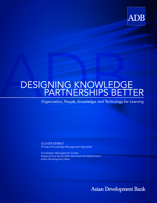 (PDF) Designing Knowledge Partnerships Better
