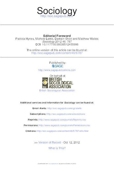 (PDF) The Sociology of Human Rights