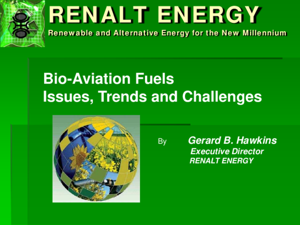 (PDF) Bio-Aviation Fuels Issues, Trends and Challenges