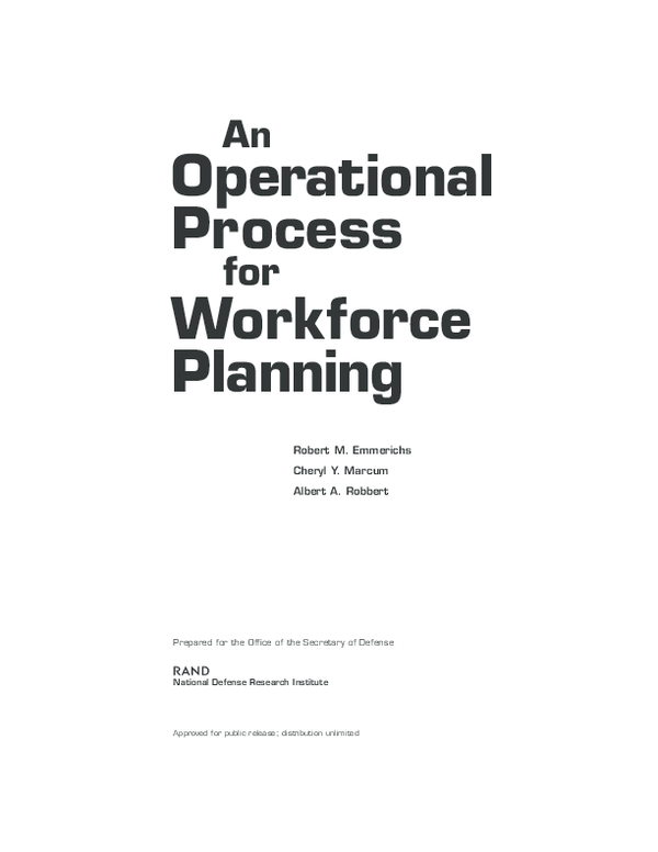 (PDF) Workforce Planning