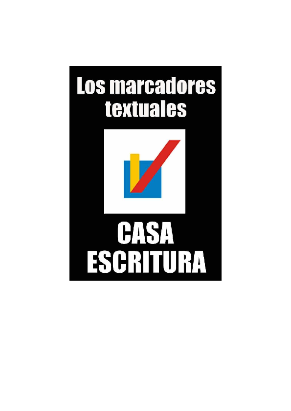 (PDF) Los marcadores textuales