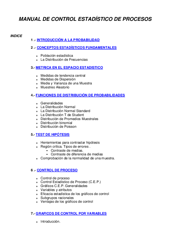 (PDF) MANUAL DE CONTROL ESTADÍSTICO DE PROCESOS