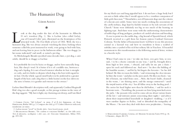 (PDF) The Humanist Dog