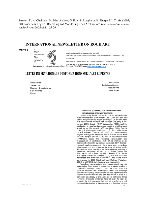 (PDF) Barnett, T., Chalmers, A., Díaz-Andreu, M., Ellis, G., Longhurst ...