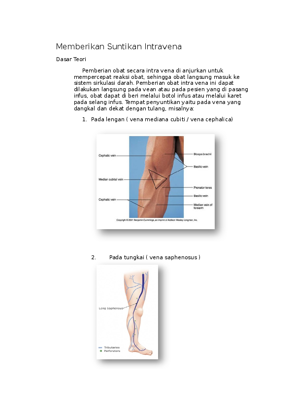 (DOC) Memberikan Suntikan Intravena