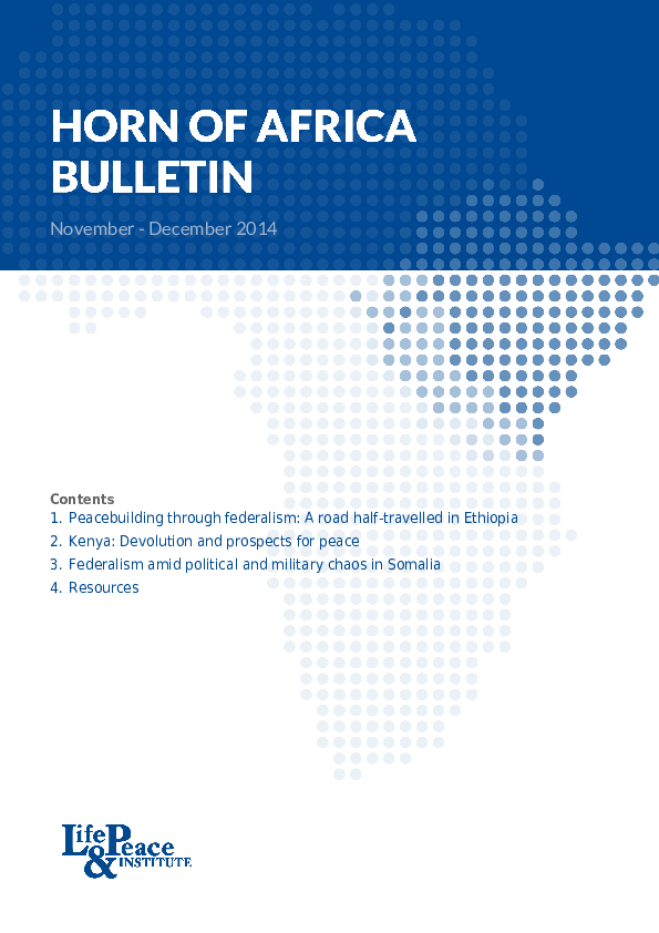 (PDF) Kenya: Devolution and prospects for peace