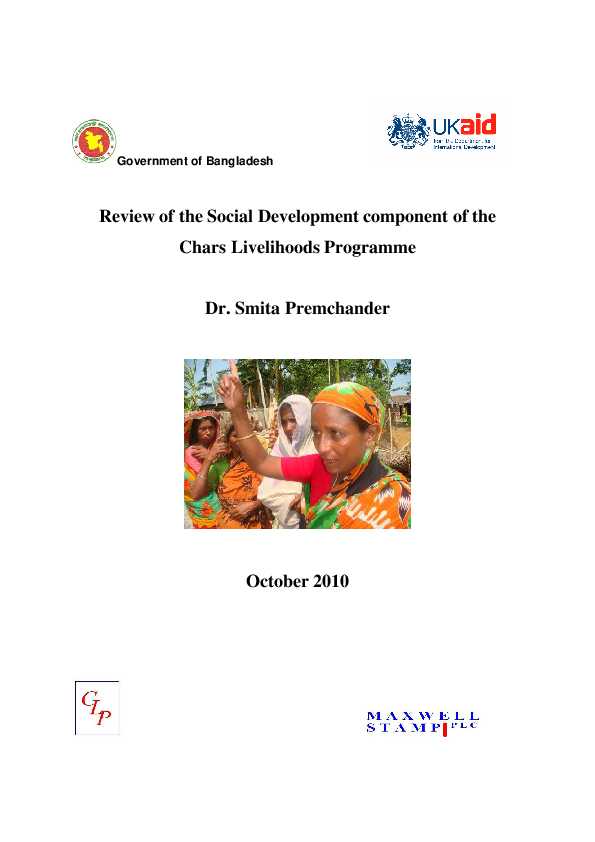 (PDF) • 2010: Premchander, Smita. Review of the Social Development ...