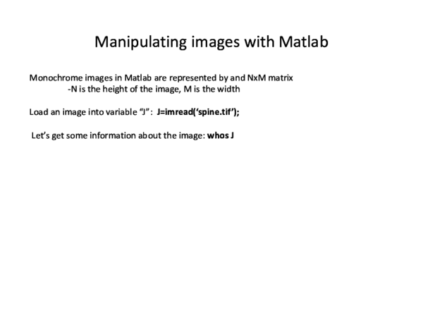 (PDF) Advanced Matlab Tutorial
