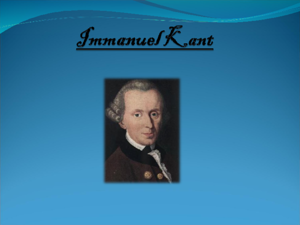 (PPT) Immanuel-kant