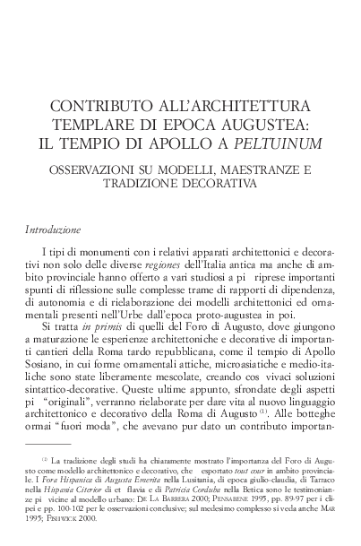 (PDF) Il teatro romano di Allifae | enrico angelo stanco - Academia.edu