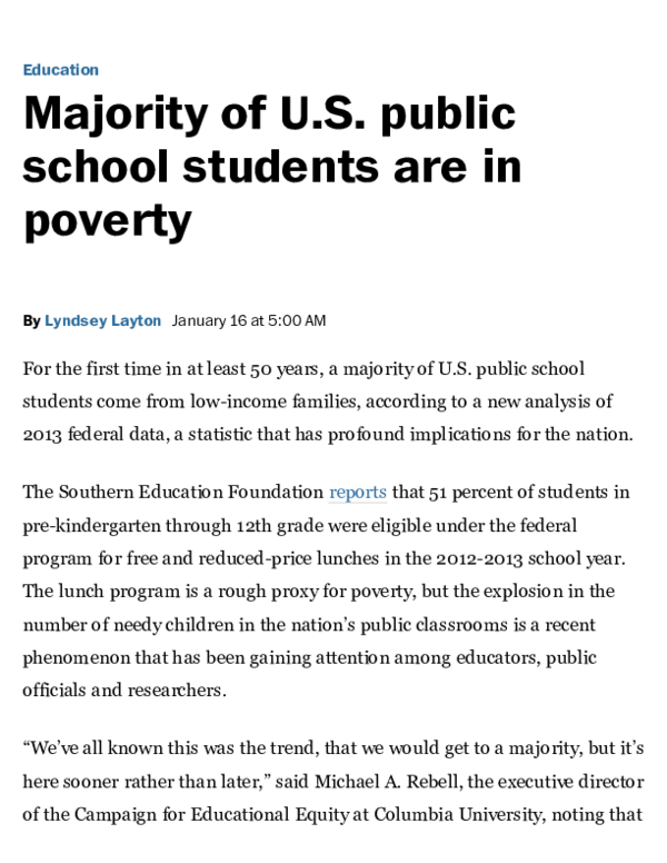 PDF MAJORITY OF AMERICAN PUBLIC SCHOOL STUDENTS LIVE IN POVERTY pdf-majority-of-american-public-school-students-live-in-poverty