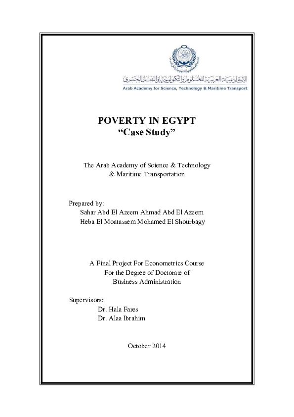 (PDF) Poverty project