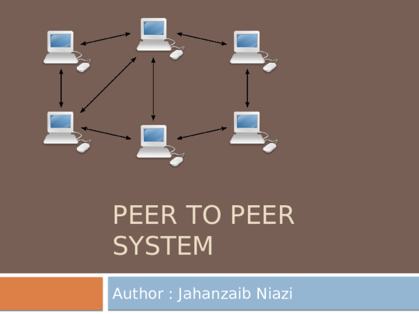 Peer to Peer system for beginners