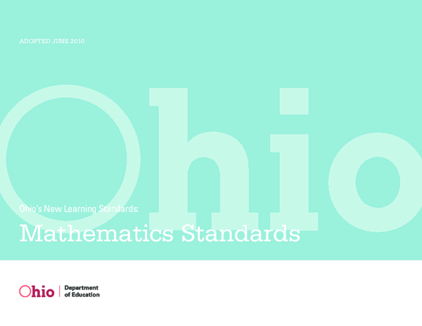 (PDF) Ohio Mathematics Standard
