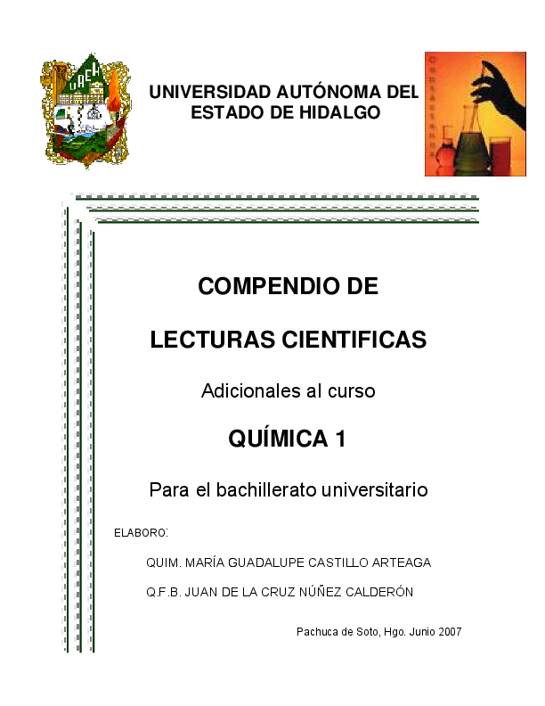 (PDF) 240-Compendio de Lecturas Cientifícas Química 1