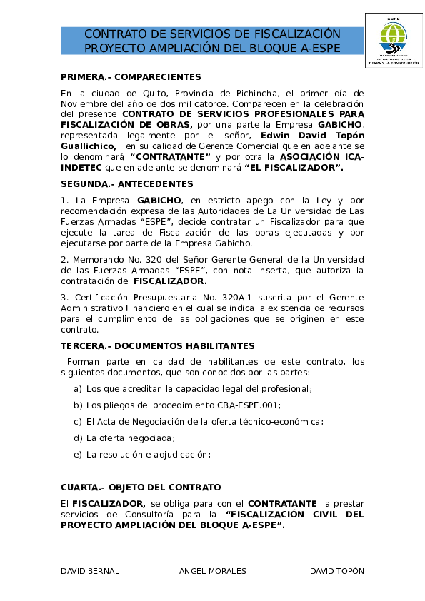 (DOC) DEBER CONTRATO