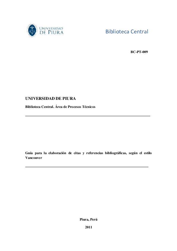 (PDF) Formato Vancouver