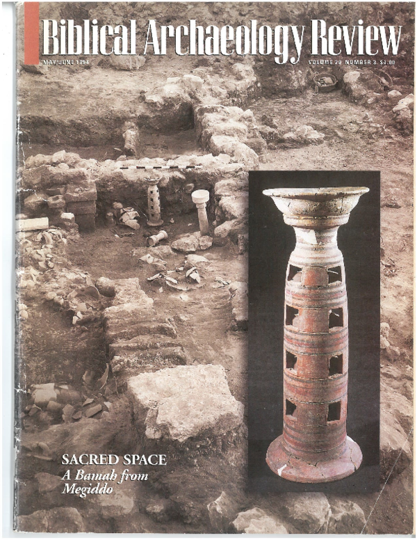 (PDF) What's a Bamah? How Sacred Space Functioned in Ancient Israel ...