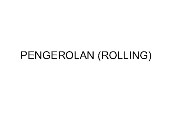 (PPT) Pengerolan-rolling