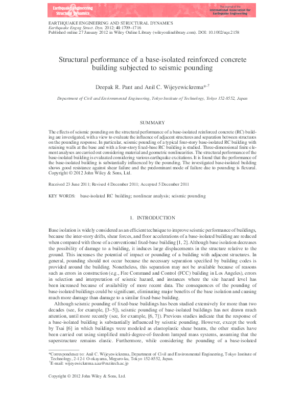 (PDF) Structural performance