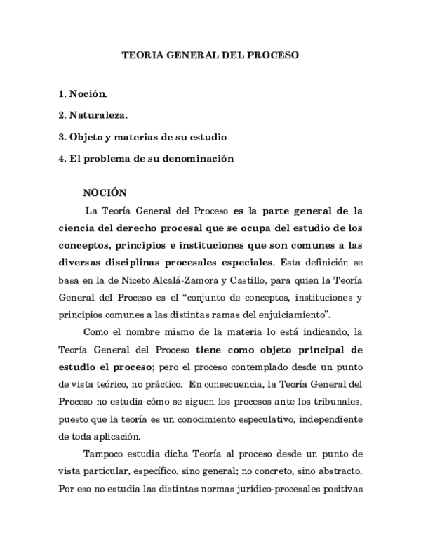 (PDF) TEORIA GENERAL DEL PROCESO